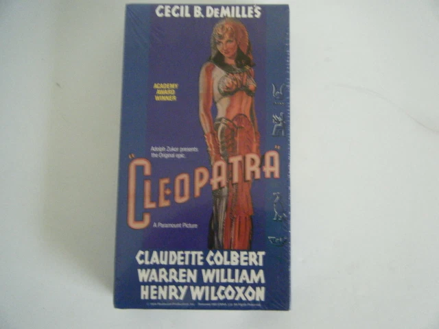 BANDE VHS CECIL B. Demille's Cleopatra 1934 Claudette Colbert RARE EUR 6,23 - PicClick FR