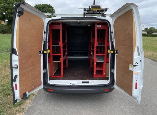 FORD TRANSIT CUSTOM Van Racking Shelving Metal Steel Strong Storage £ ...