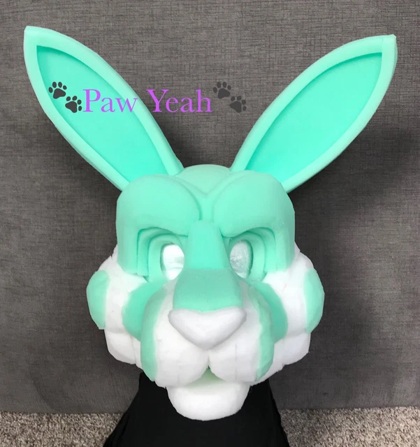 FURSUIT HEAD BASE RABBIT BUNNY Foam Fursuit Furry Fur Suit New for ...