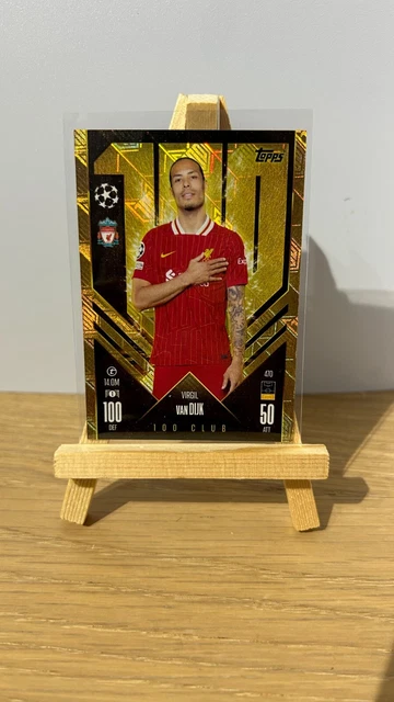 TOPPS MATCH ATTAX Ucl 2024-25 Virgil Van Dijk #470 100 Club Foil Liverpool £3.53 - PicClick UK