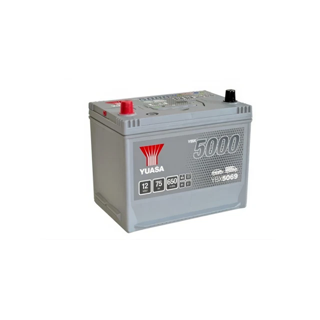 YUASA CAR BATTERY 12V 75Ah 650A B5 T1 Starter SMF Fits Peugeot 504 2.0 ...