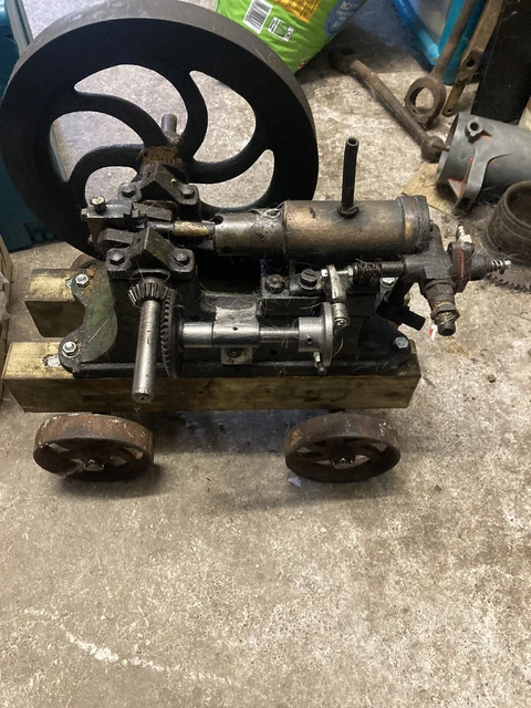 STATIONARY ENGINE SMALL Gas Open Crank £350.00 - PicClick UK