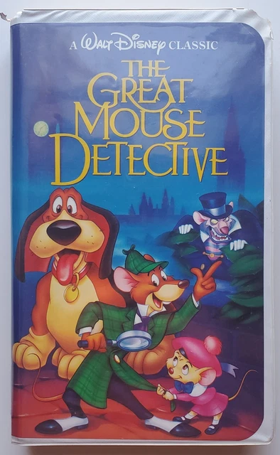 WALT DISNEY'S THE Great Mouse Detective (VHS, 1992) NOS SEALED Black ...