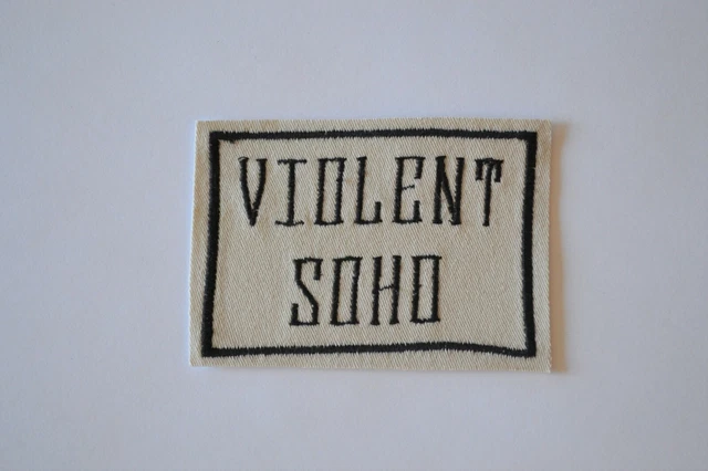 VIOLENT SOHO EMBROIDERED Iron-On Punk Rock Grunge Alternative Rare ...
