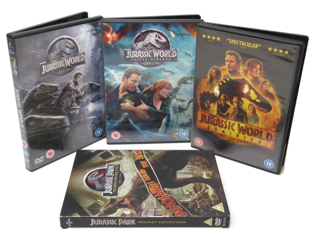JURASSIC PARK WORLD Ultimate Collection DVD 6 Film Movie Bundle Set Lot ...