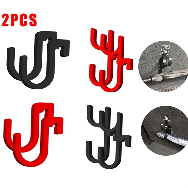 2X CAR BOOT Umbrella Hook & Storage Organiser Universal Auto Interior ...