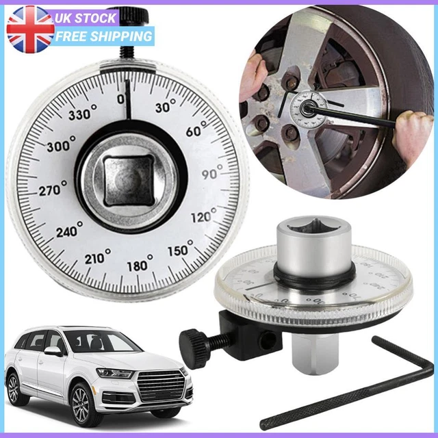 USEFUL TORQUE WRENCH Torque Meter Dial Angle Torque Gauge Auto Service ...
