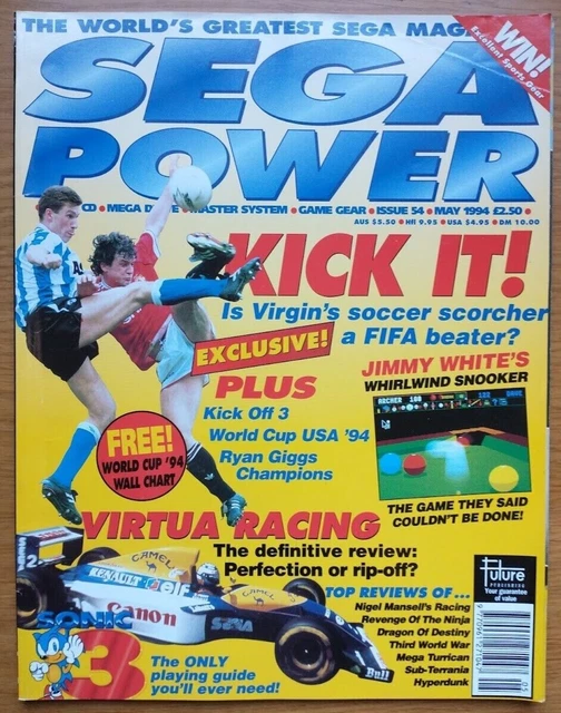 SEGA POWER MAGAZINE Issue 54 May 1994 - Mega Drive, Master System ...