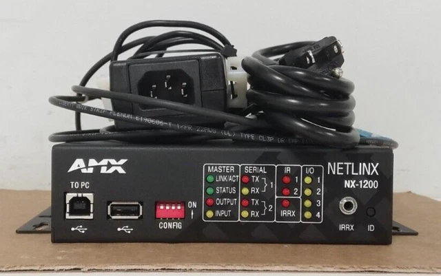 AMX NX-1200 NETLINX NX Integrated Controller FG2106-01 W/ Power Cord # ...