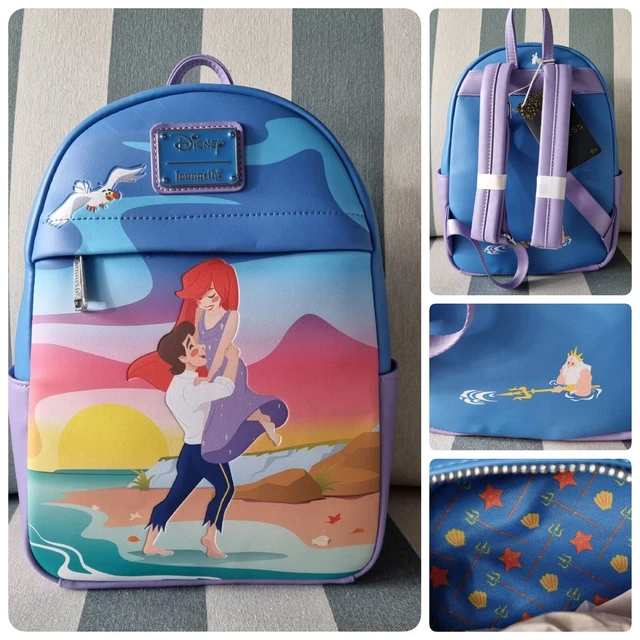 LOUNGEFLY DISNEY ARIELLE & Erik BoxLunch Exclusive Rucksack Backpack ...