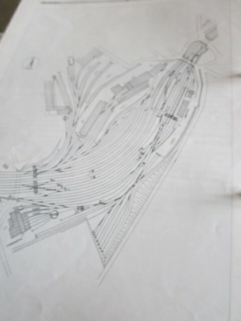 BAHNBETRIEBSWERK MIT GLEISPLAN N 6 Bw Wuppertal Steinbeck 16S EUR 8,36 ...