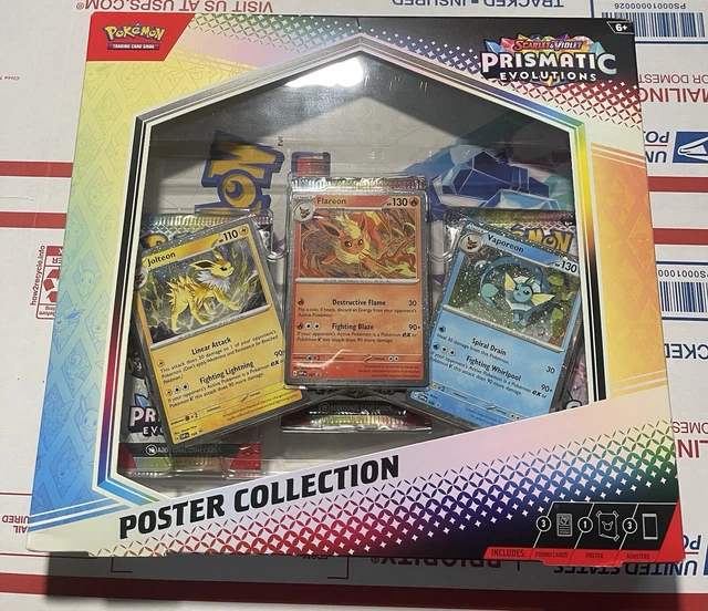 POKÉMON TCG SCARLET & Violet Prismatic Evolutions Poster Collection $49 ...