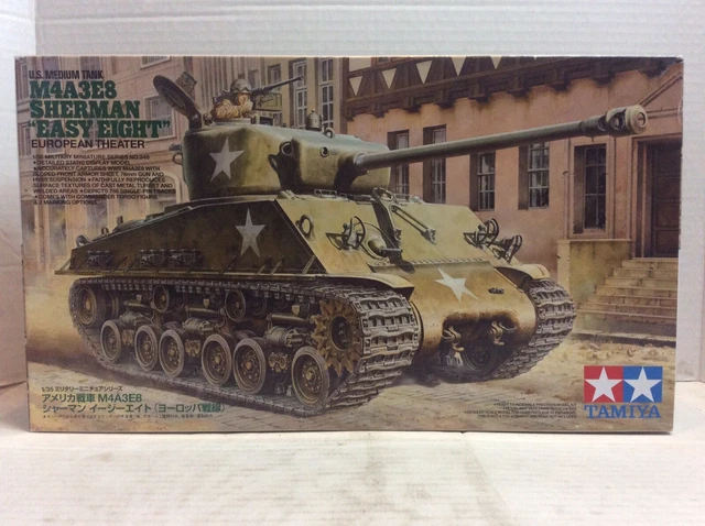 TAMIYA 1/35 M4A3E8 'EASY EIGHT' Sherman Tank New Parts Sealed $49.99 ...
