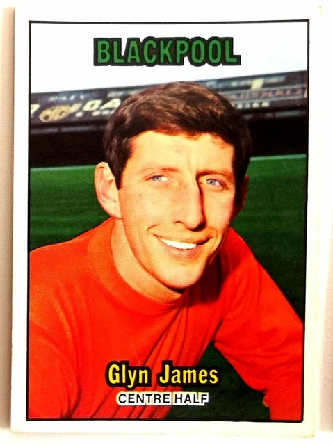 A&BC FOOTBALLERS ORANGE Back No 112 Glyn James Blackpool Football £1.49 ...