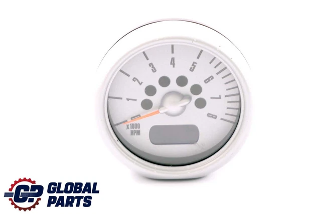 MINI COOPER R50 R53 Tachometer Gauge Revolution Counter Silver 6924924 ...