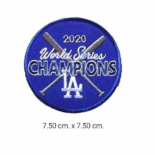 LA DODGERS CHAMPIONS World Series 2020 MLB logo patch iron,sewing on ...