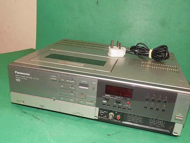 PANASONIC TOP LOADER VCR VHS VIDEO CASSETTE RECORDER Vintage NV-333 ...