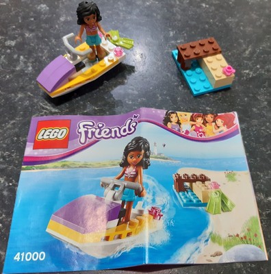 LEGO FRIENDS JETSKI Set with Andrea model number 41000 Used with ...