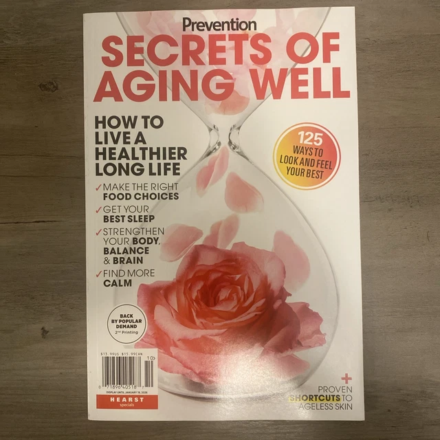 PREVENTION MAGAZINE JANUARY 2026 Secrets of Aging Well how to live a ...