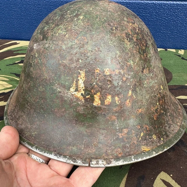 WW2 CANADIAN ARMY Mk3 Turtle Helmet - Original Helmet Shell - High ...