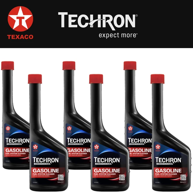 6X TEXACO TECHRON Concentrate Plus - Premium Injektoren Reiniger Benzin ...