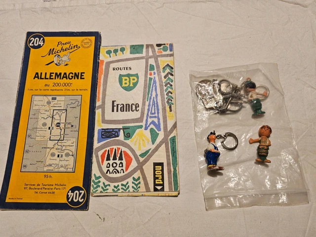 LOT DE PETITS objets années 50-60 porte cle cartes EUR 29,90 - PicClick FR