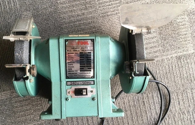 NUTOOL 6& BENCH grinder. NTG6. All Ball bearing. 370 watt. 240v. 50hz ...