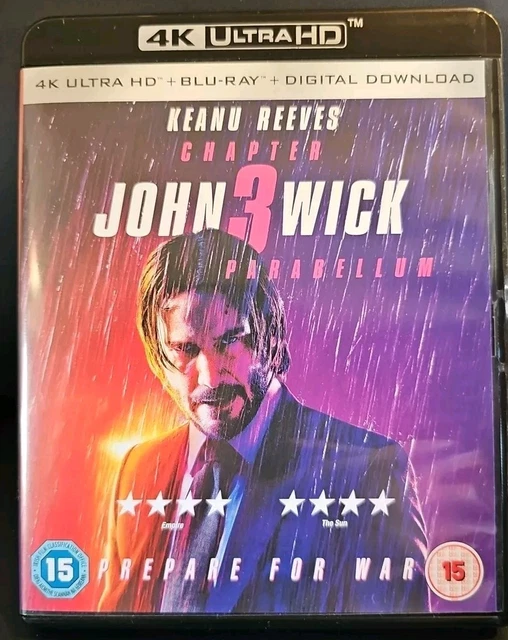 JOHN WICK CHAPTER 3: Parabellum (2019) 4K Ultra Hd Blu-Ray | Keanu Reeves Uhd EUR 12,83 ...