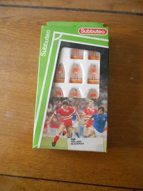 VINTAGE FIGURINE SUBBUTEO 63000 Team équipe 689 Holland Blackpool EUR 15,00 - PicClick FR