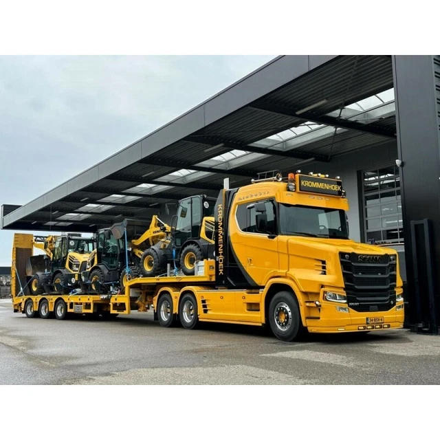 WSI 01-4224 SCANIA Vlastuin Torpedo Traktor 6X2 + Halb Surbaissee ...