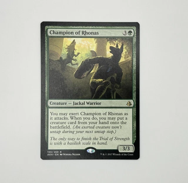 CHAMPION OF RHONAS Amonkhet Magic The Gathering MTG 159/347 regolare ...