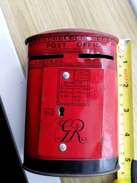 CHAD VALLEY 1950S tin box money box £9.99 - PicClick UK