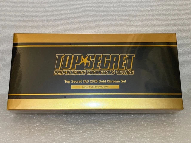 TSMMODEL MINI GT Topsecret Haut Secret Tas2025 Doré Chrome Set Édition Limitée EUR 474,72 ...