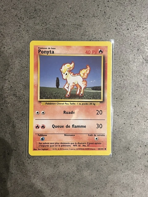 CARTE POKÉMON WIZARDS 1996 Ponyta Edition 2 Set De Base 60/102 Near Mint FR EUR 2,50 - PicClick FR