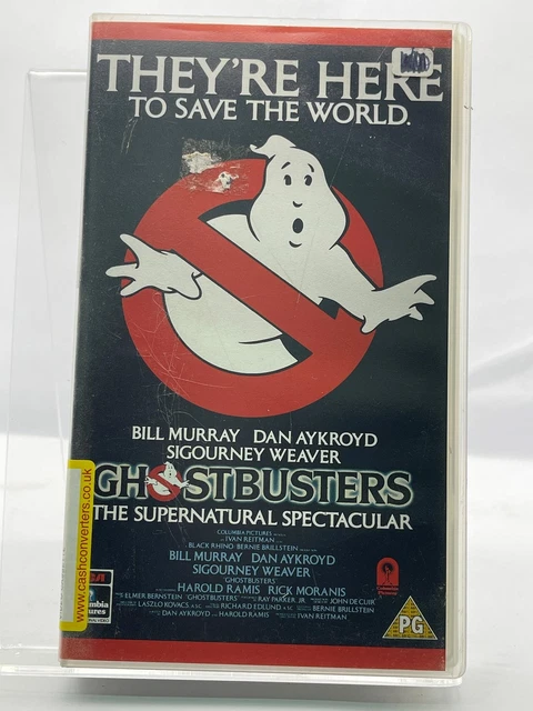 GHOSTBUSTERS, STARRING BILL Murray On VHS Video Cassette Tape £19.99 ...