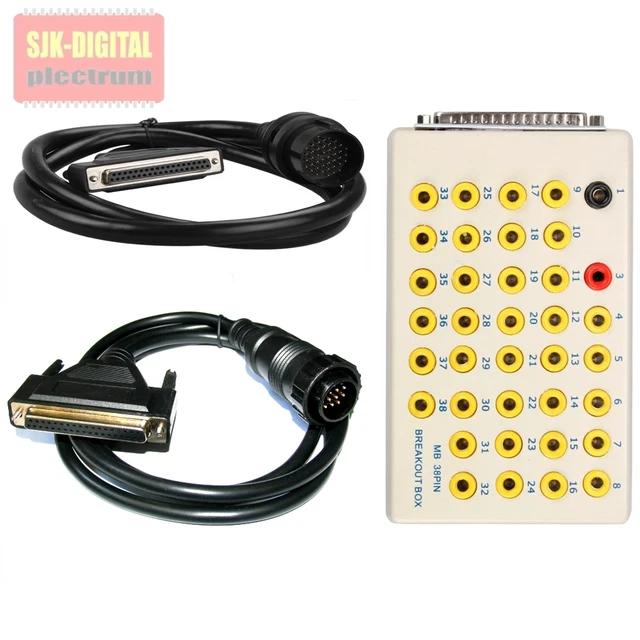 OBD/EOBD FÜR MERCEDES Benz 38Pin+14Pin LT Sprinter Breakout Box Bananen ...