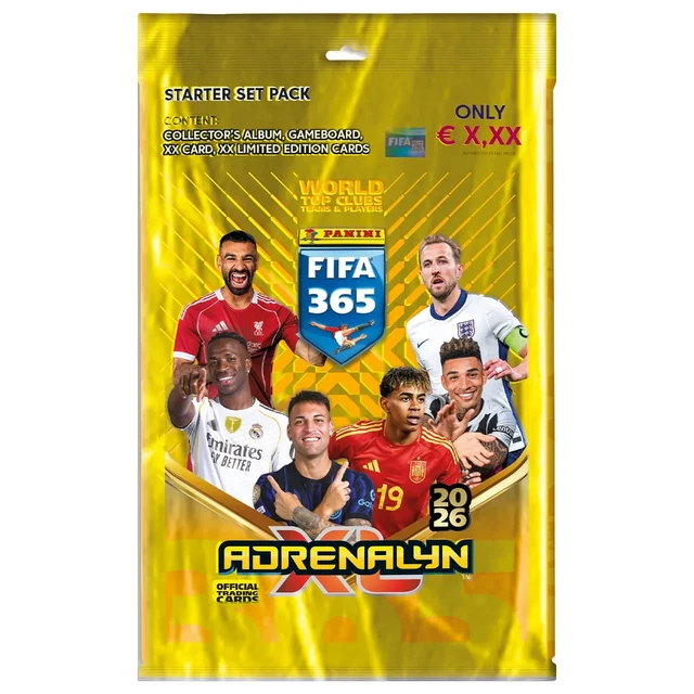 PANINI ADRENALYN XL FIFA 365 2026 1x Starter Pack NEW MISB £8.70 ...