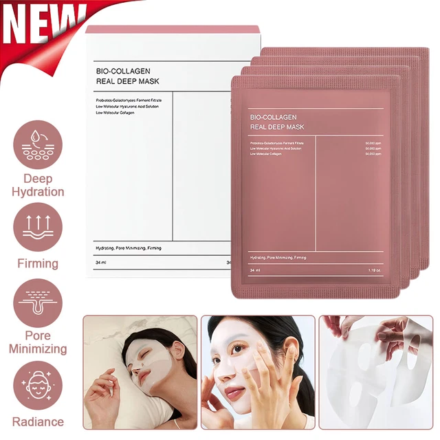 BIODANCE BIO-COLLAGEN REAL deep mask sheet / overnight mask pack 4 ...