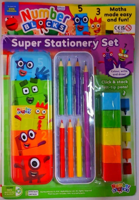 NUMBER BLOCKS MAGAZINE #52 2026 Jeux de Comptage Stickers + Set ...