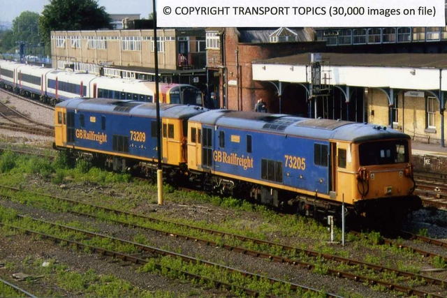 TRANSPORT TOPICS 6& x 4" RAILWAY PHOTO CLASS 73s 73205 & 73209 ...