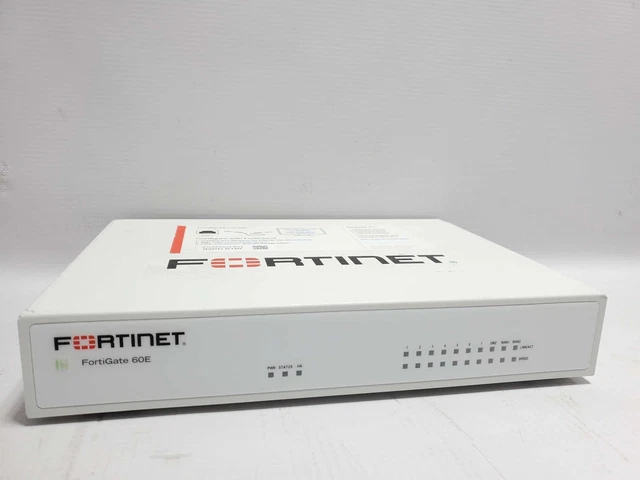 FORTINET FORTIGATE 60E Network Security Firewall ~ $330.00 - PicClick CA