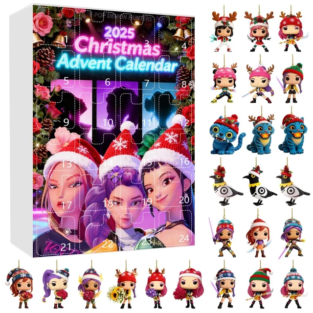 CHRISTMAS DECORATIONS ADVENT Calendar 2025 KPop Demon Hunters Gifts for ...