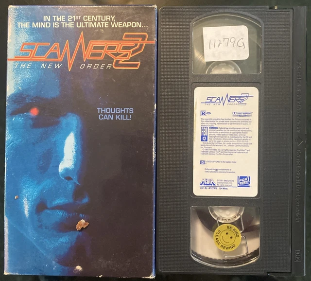 SCANNERS 2 THE New Order Rare Vhs Horror Sci-Fi 1991 Media Cronenberg £ ...