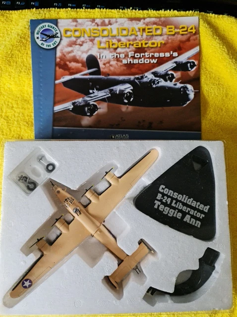 ATLAS EDITIONS CONSOLIDATED B-24 Liberator 'Teggie Ann' 1/144 Scale ...