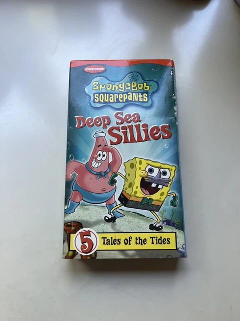 SPONGEBOB SQUAREPANTS DEEP Sea Sillies VHS Tape 2003 Nickelodeon 5 ...