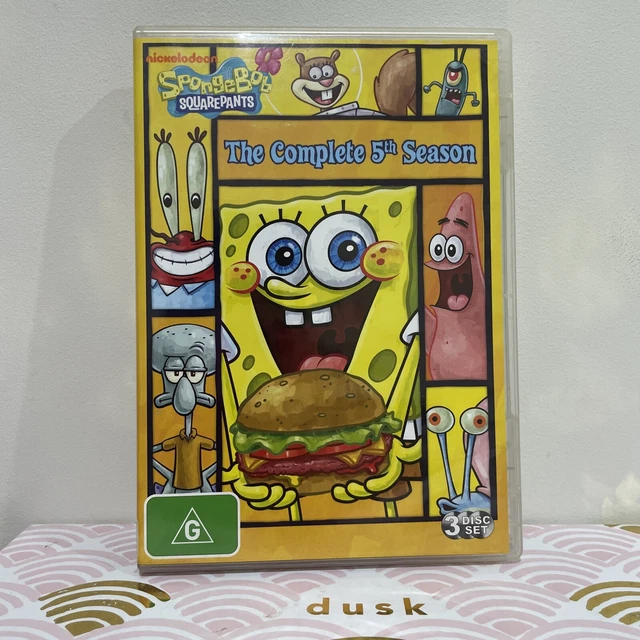 NICKELODEON SPONGEBOB SQUAREPANTS The Complete 5th Season 3 Disc Set ...
