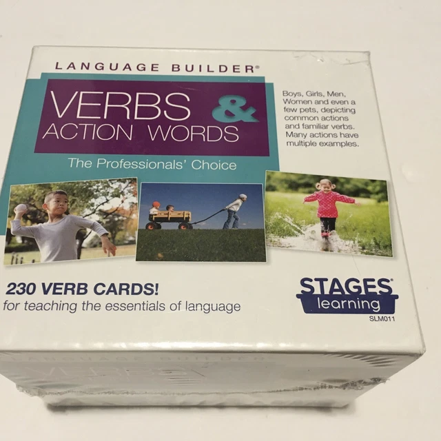 STAGES LEARNING MATERIALS Language Builder Picture Cards, Verbs $59.99 ...
