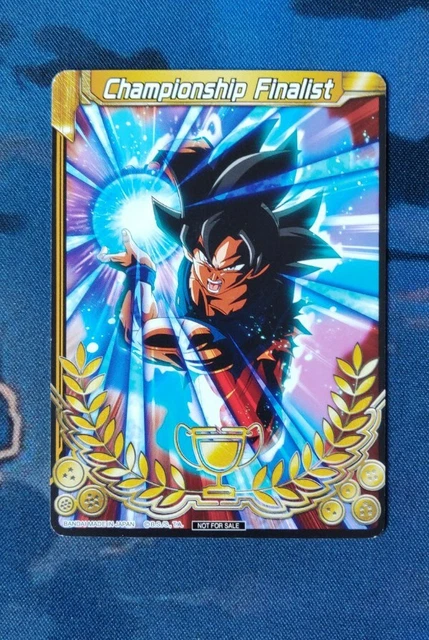 DRAGON BALL SUPER Championship Finalist Merit Card Dragon Ball Super ...