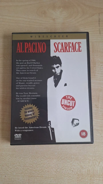 SCARFACE (DVD, 1983) the uncut version includes making of documentary £ ...