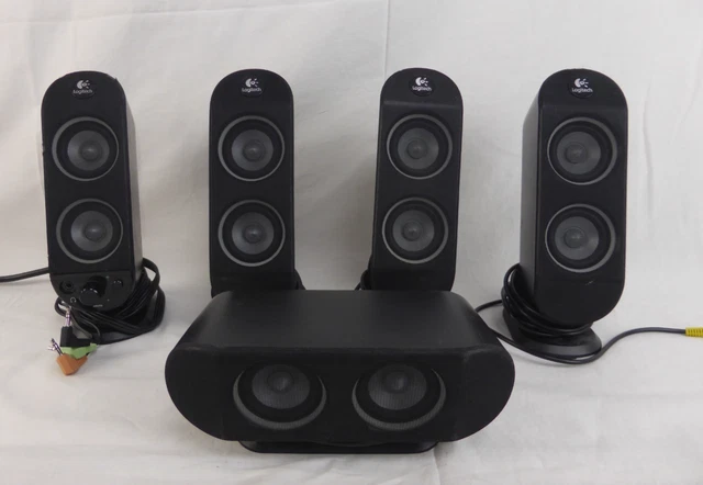 LOGITECH X 530 Surround Sound Speakers 5.1 Channel £39.95 - PicClick UK